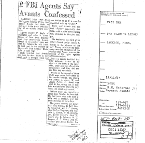 Ernest Avants - LSU Cold Case Project